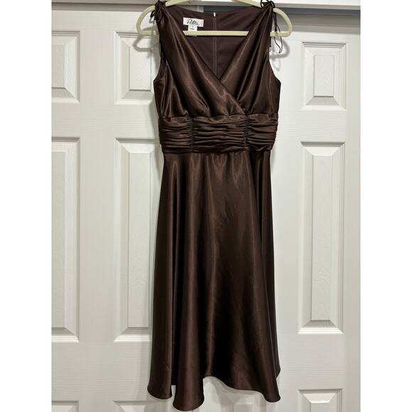 Patra | Dresses | Vintage Patra Satin Midi Dress Womens Sz 8 Fairy ...